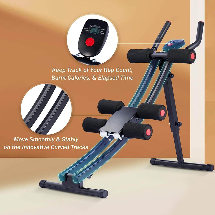 Flexi Muscles – Abdominal(abs) Cruncher Trainer for Home Gym