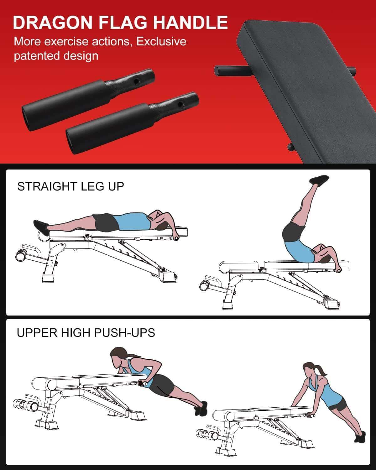 Flexi Muscles – Adjustable Incline/Decline Bench for Lifting