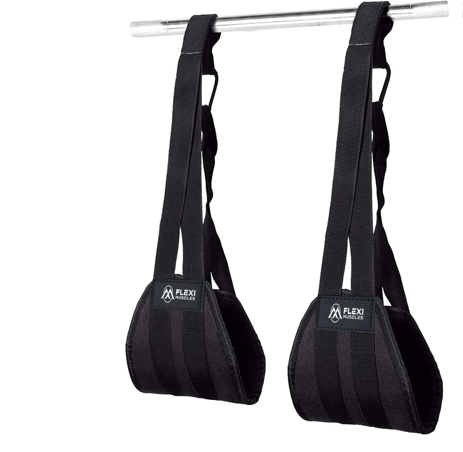 Flexi Muscles - Abs Straps for Abdominal Muscle Building (Set of 2).