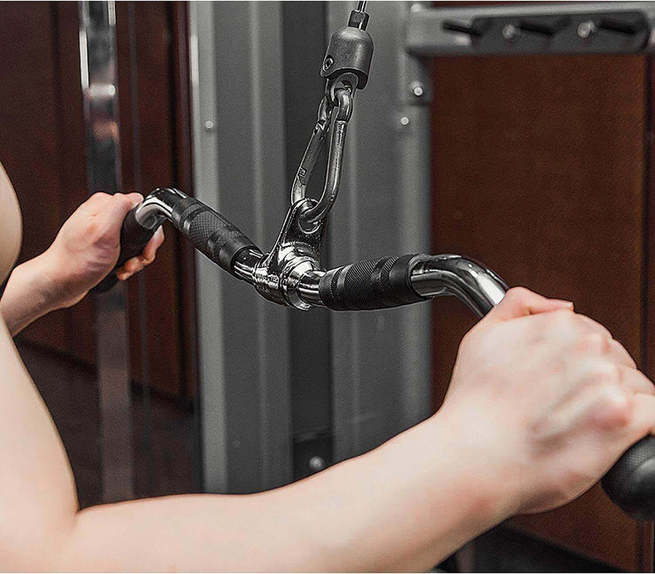 Flexi Muscles - Lat Bar Cable Machine Attachment