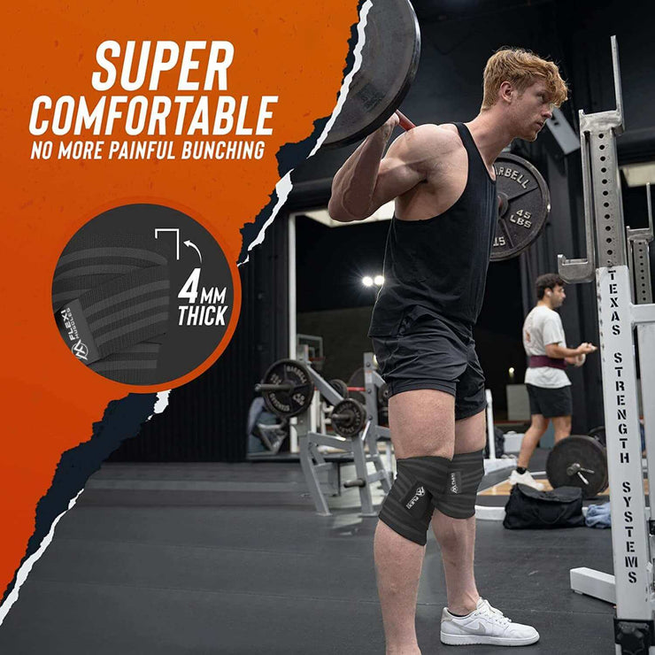 Flexi Muscles - Knee Wraps for Weightlifting