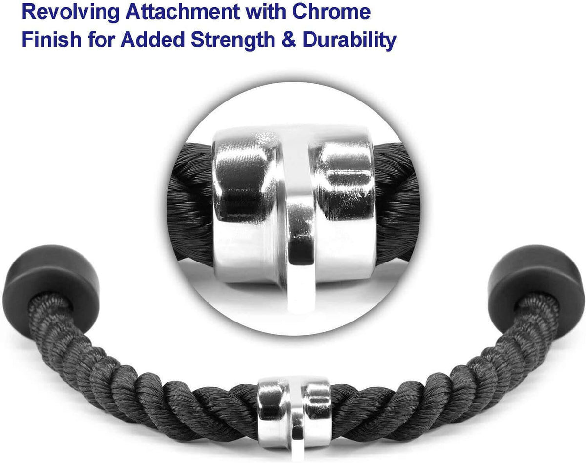 Tricep Pull Down Rope for Cable Machine.