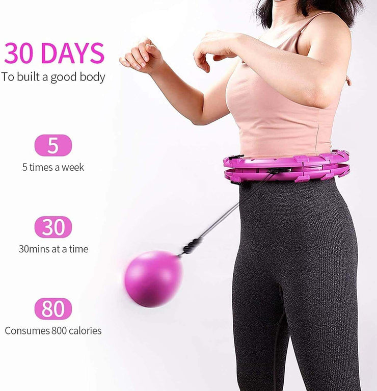 Flexi Muscles Weighted Hula Hoop For Abdomen Fitness